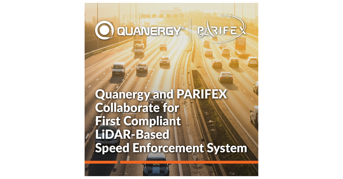 Quanergy和PARIFEX合作推出首个符合规范的激光雷达超速抓拍系统 | Business Wire